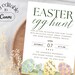 Editable Easter Egg Hunt Invitation, Digital Canva Template, Pastel ...