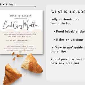 Editable Food License Label Template, Custom Cottage Law Labels Design ...