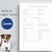 Editable Dog Resume, Pet Bio Cv, Renting Dog Profile, Foster Cat Bio ...