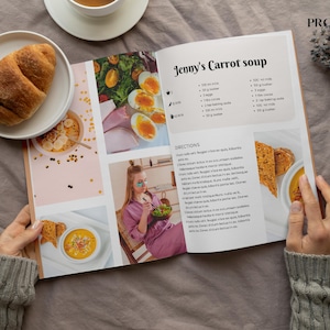 Editable Cookbook Template: Create Your Custom Recipe Book, Printable ...