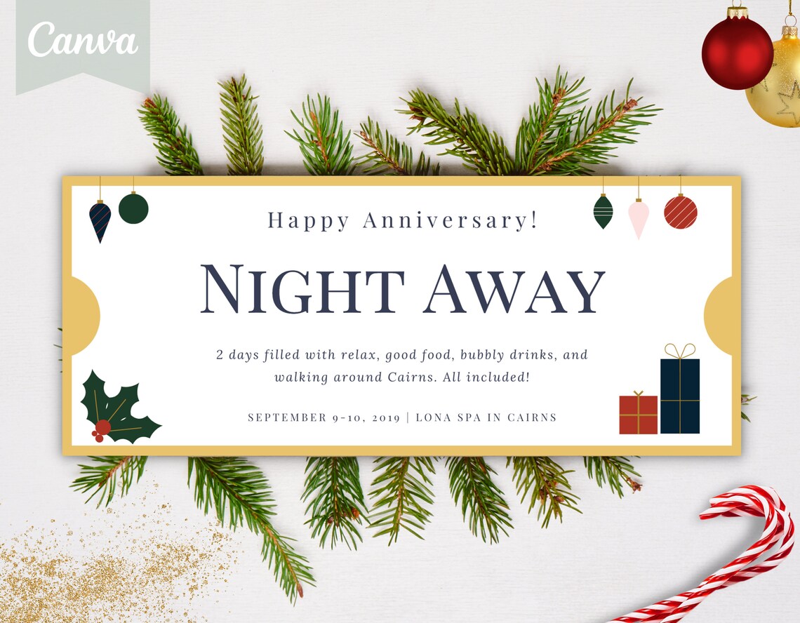 Cooking Class Voucher - EDITABLE Template Custom Gift Certificate ...