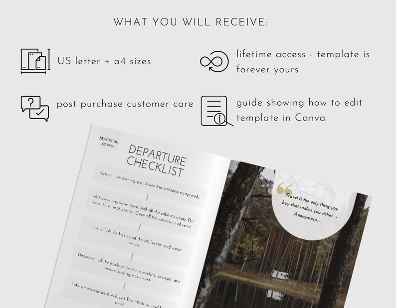 RV Rental Welcome Guidebook Template Motorhome Binder Camper - Etsy