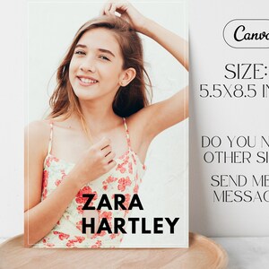 Kids Comp Card, Young Girl or Boy, Teen Model Portfolio, Casting Card ...