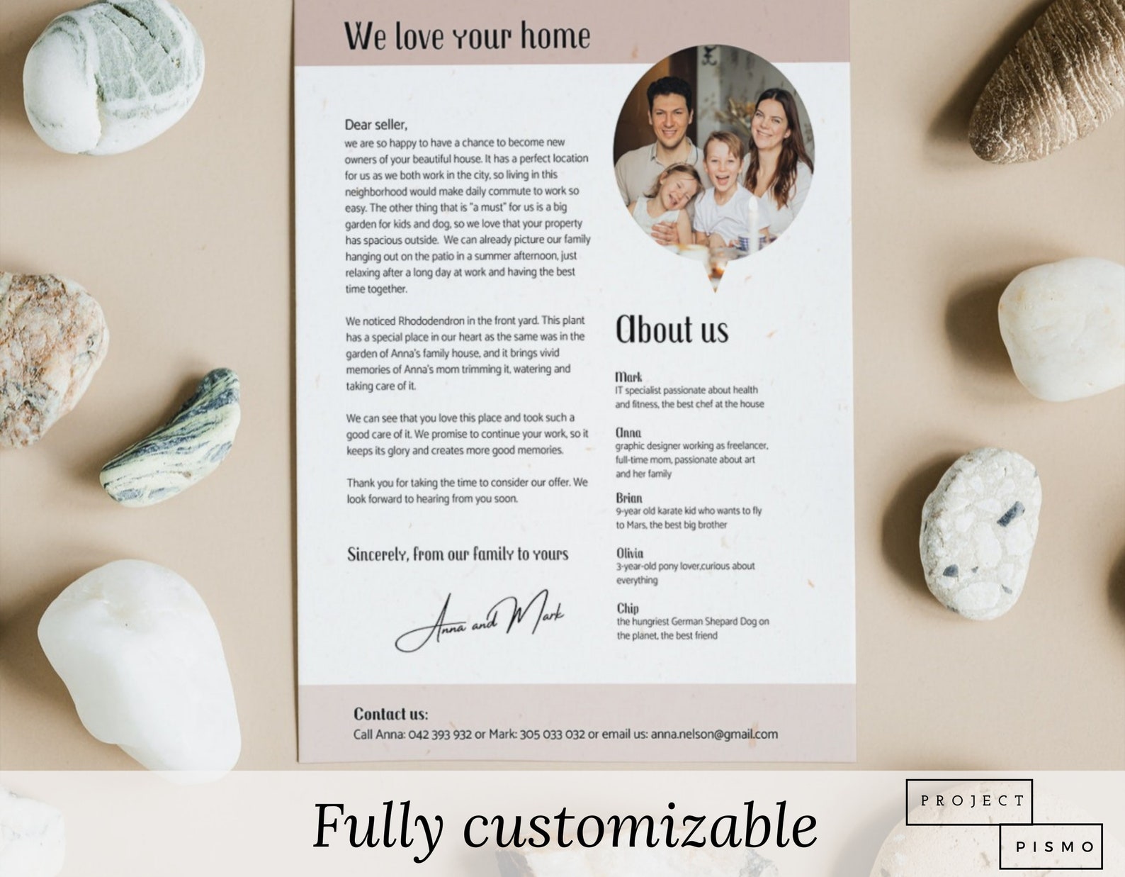 Home Offer Letter Template Letter to Seller Home Offer Cover - Etsy