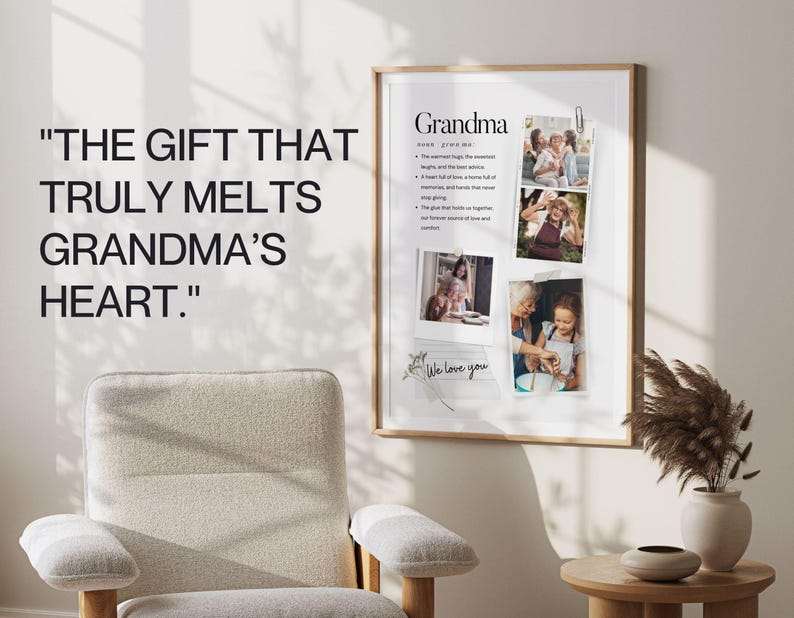 Personalized Grandma Definition Photo Collage Art (digital Download) - Etsy