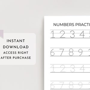 Printable 0-10 My Numbers Tracing Page, Preschool and Kindergarten ...