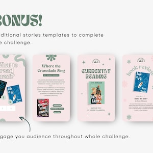 A to Z Book Challenge ABC Alphabet Reading Challenge Template Bookish ...