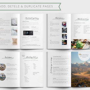 RV Rental Welcome Book Template, Camper Rental Guidebook, Booklet for ...