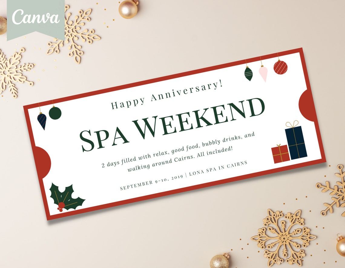 Cooking Class Voucher - EDITABLE Template Custom Gift Certificate ...