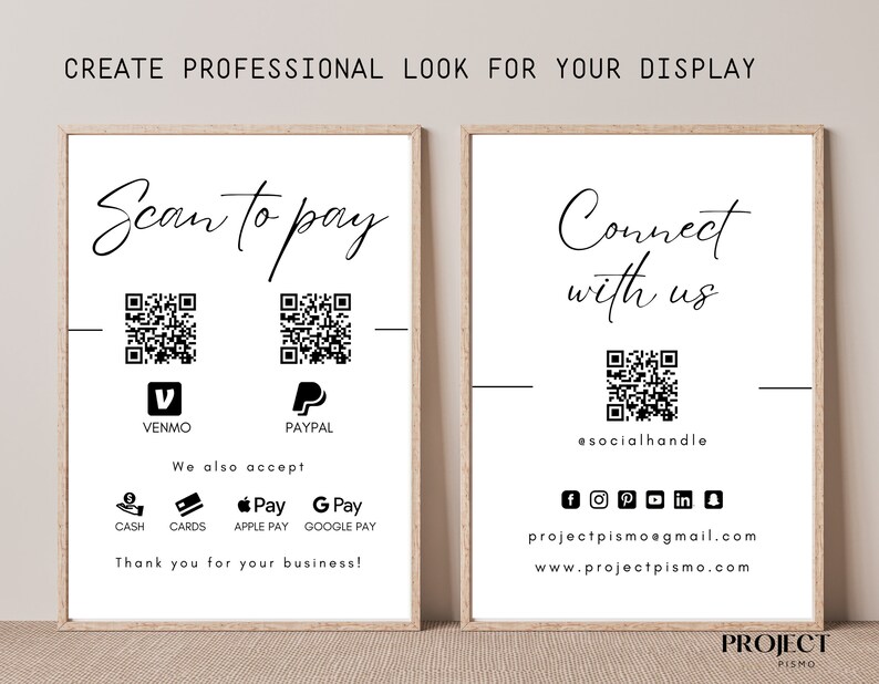 Craft Market Signs Printable, Template for Holiday Craft Fair, Bundle ...