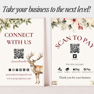 Holiday Craft Fair Sign Bundle, Custom Seasonal Market Signage, Winter ...