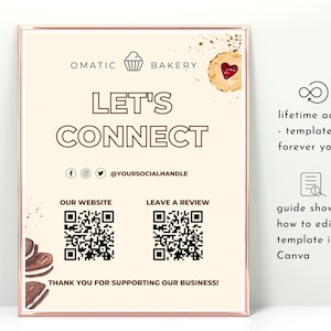 Pop-up Shop Signs Template for Bakery Business, Small Business Bundle ...