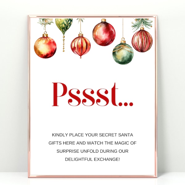 Gift Table Sign - 60+ Gift Ideas for 2024