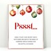 Pssst... Gift Drop Here Signs, Printable Signs for Secret Santa,leave ...