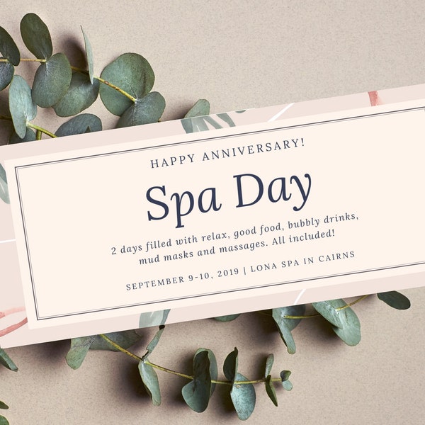 Spa Day Invitation - Etsy