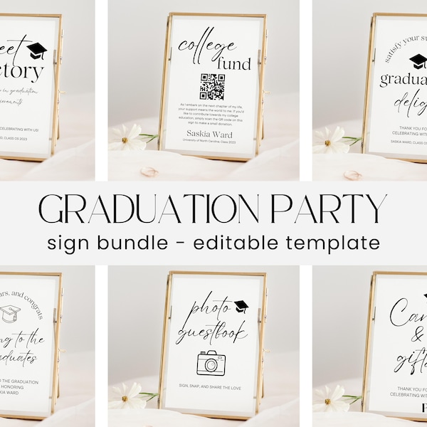 Grad Party Decor - Etsy