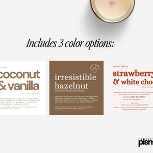 Modern Labels for Home Bakery, Home Baking Business, Food Labels With ...