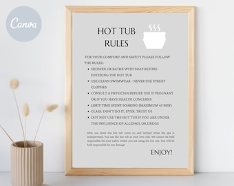 Pool Rules Sign - Etsy