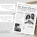 Valentines Cupid Chronicle Newspaper, Editable Canva Template, Custom ...
