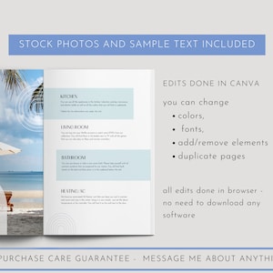 Homeaway Beach House Rental, Guest Guidebook Airbnb, Airbnb Welcome ...