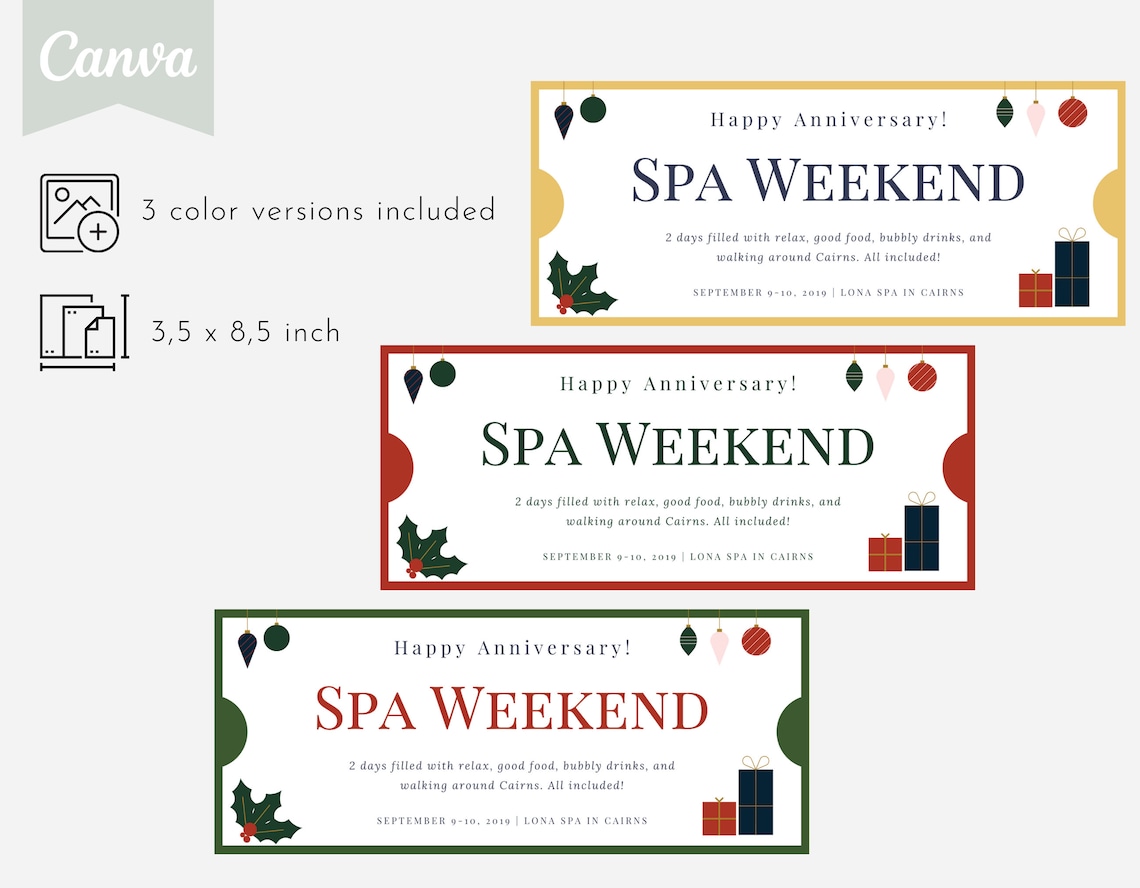 Cooking Class Voucher EDITABLE Template Custom Gift - Etsy