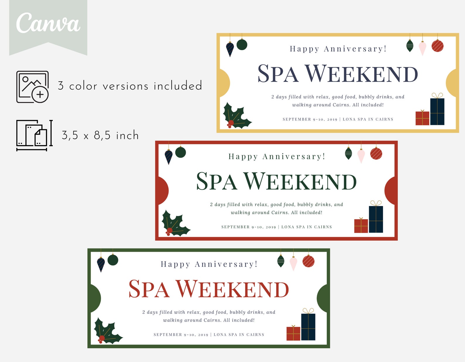 Cooking Class Voucher - EDITABLE Template Custom Gift Certificate ...