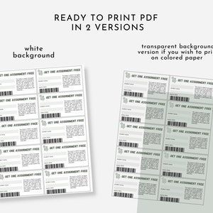 Homework Pass Coupon: One Free Assignment, Classroom Reward (PDF) - Etsy