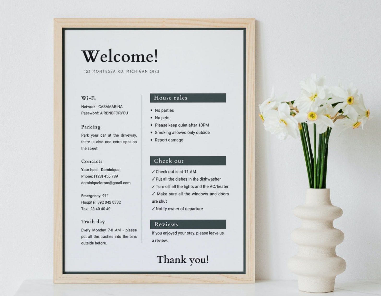 Welcome Poster Template Editable Digital Download - Etsy