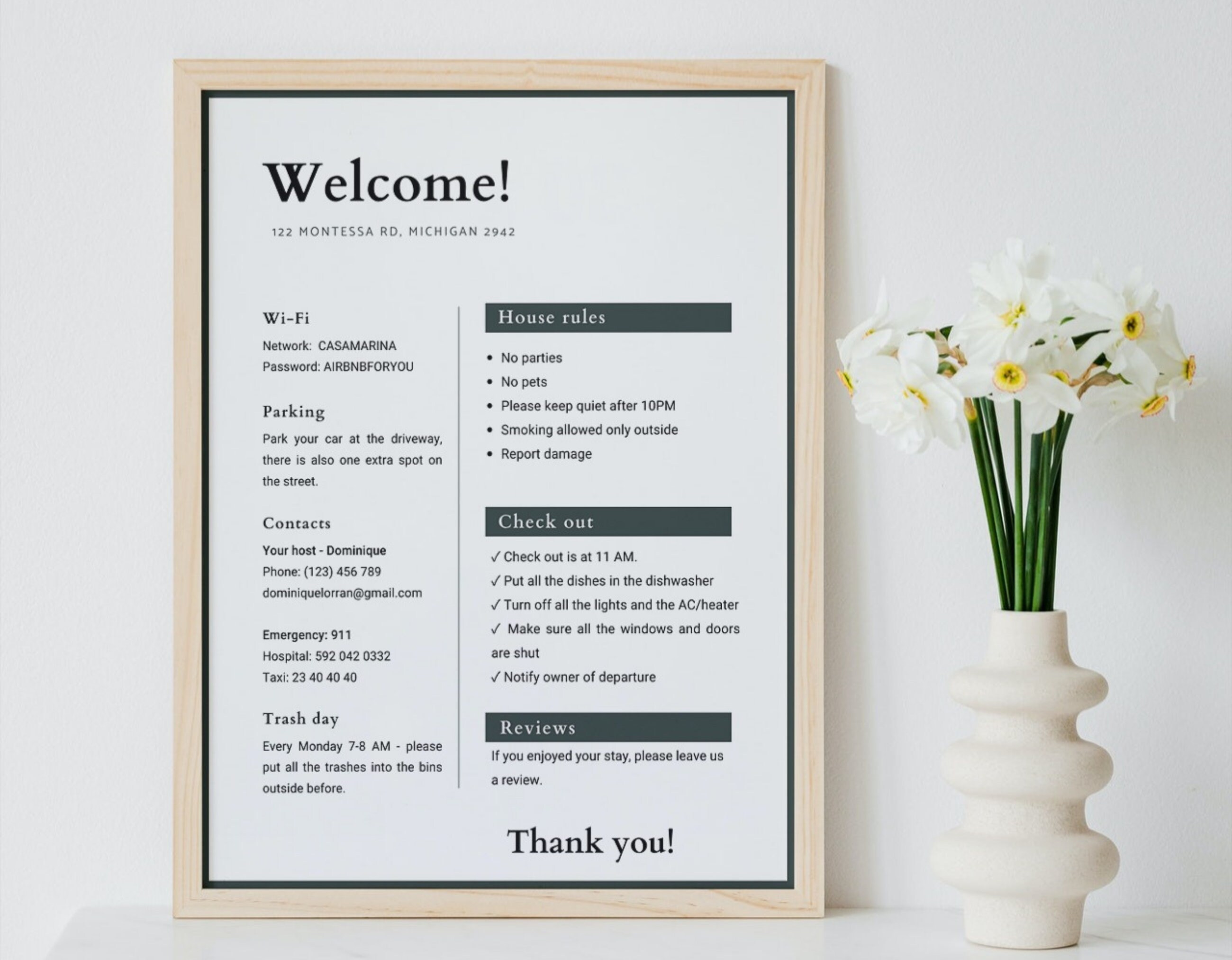Welcome Poster Template Editable Digital Download - Etsy