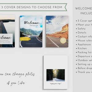 RV Rental Welcome Book Template, Camper Rental Guidebook, Booklet for ...