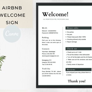 Welcome Poster Template Editable Digital Download | Etsy