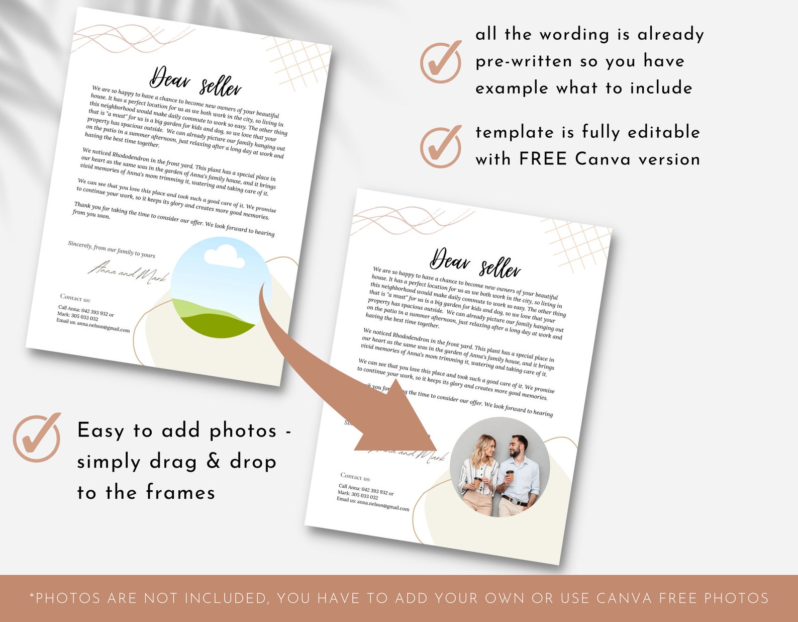 Buyer Letter to Seller Offer Letter Template Editable in - Etsy