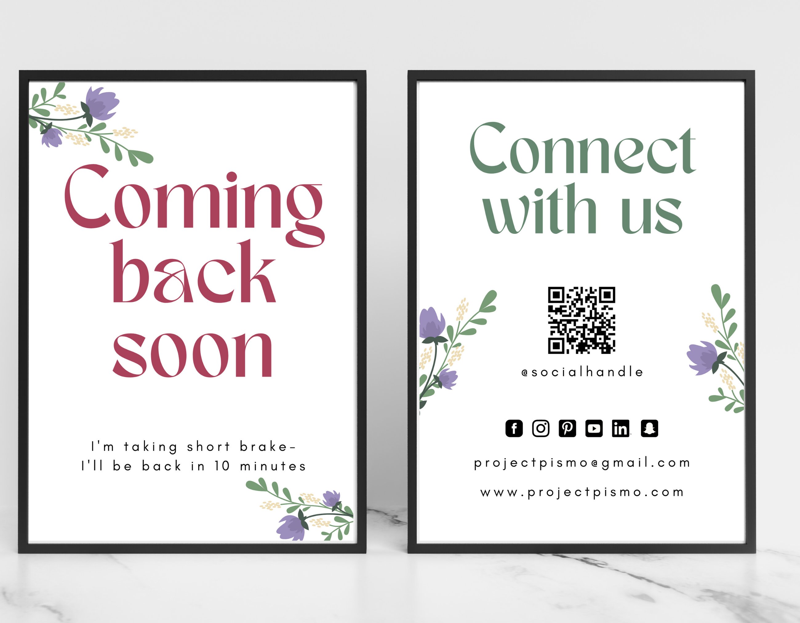 Craft Show Vendor Template Bundle: Price List, Order Form (digital ...