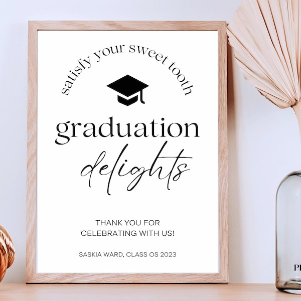 Grad Party Dessert Bar Signs - Etsy