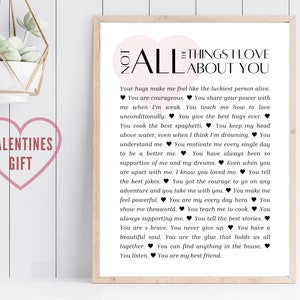 Valentines Gift Romantic Poster Printable Last Minute Not All the ...