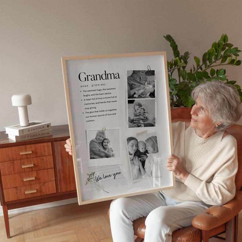Personalized Grandma Definition Photo Collage Art (digital Download) - Etsy