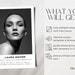 Model Comp Card Template, Modeling Zed Card, Fashion Resume Photo Card ...