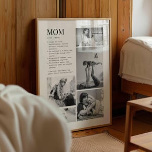 Personalized Mom Definition Wall Art Printable Poster Photo Gift From ...