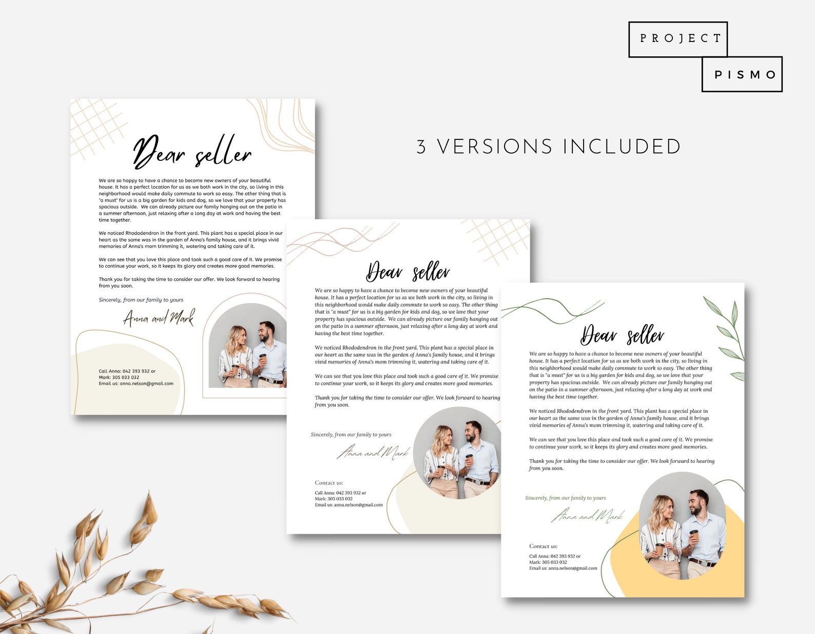 Buyer Letter to Seller Offer Letter Template Editable in - Etsy