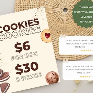 Pop-up Shop Signs Template for Bakery Business, Small Business Bundle ...