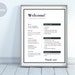 Welcome Poster Template Editable Digital Download - Etsy