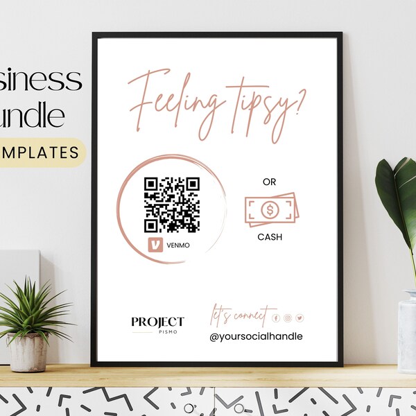 Leave a Tip Sign - Etsy