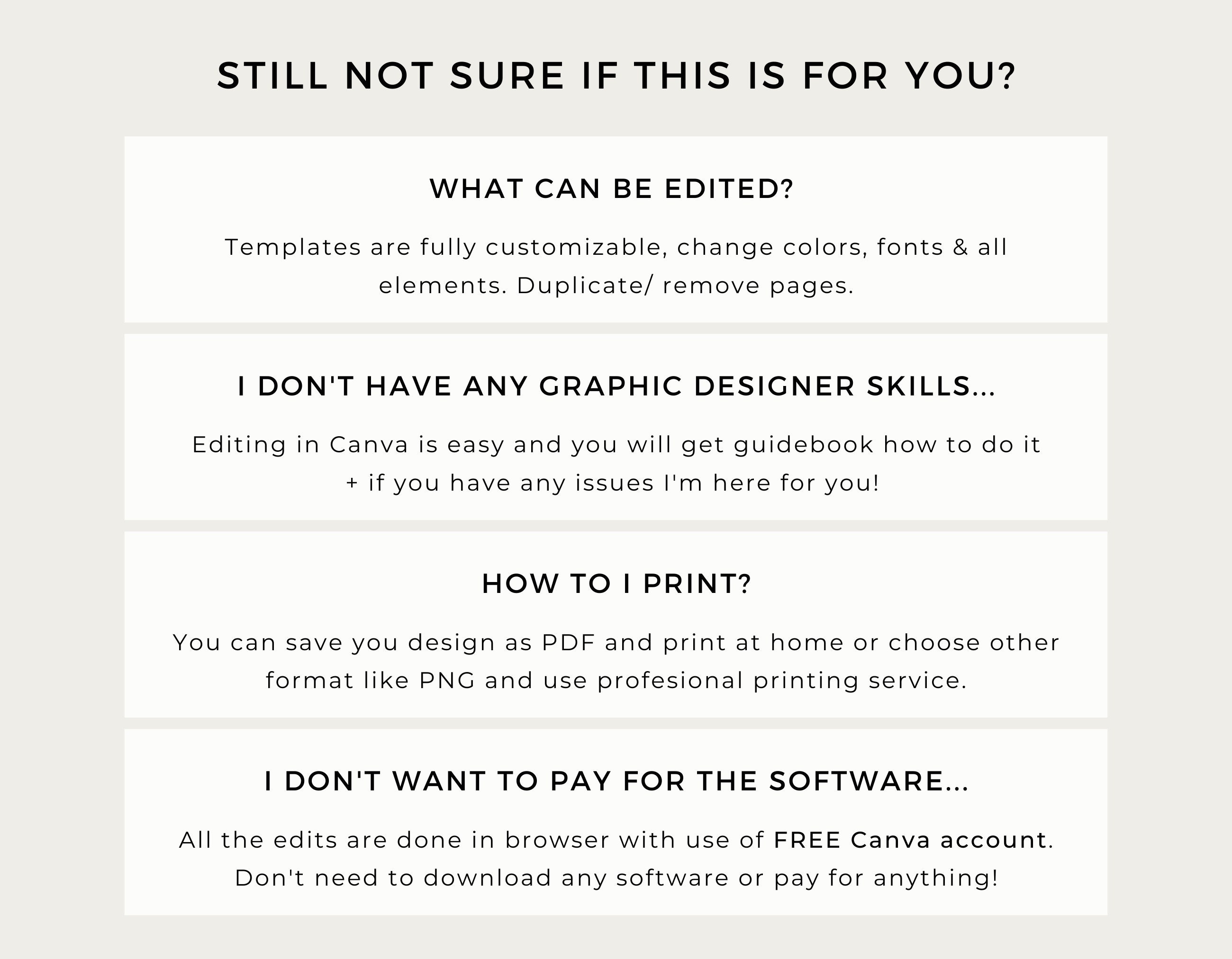 RV Rental Welcome Book Template, Camper Rental Guidebook, Booklet for ...