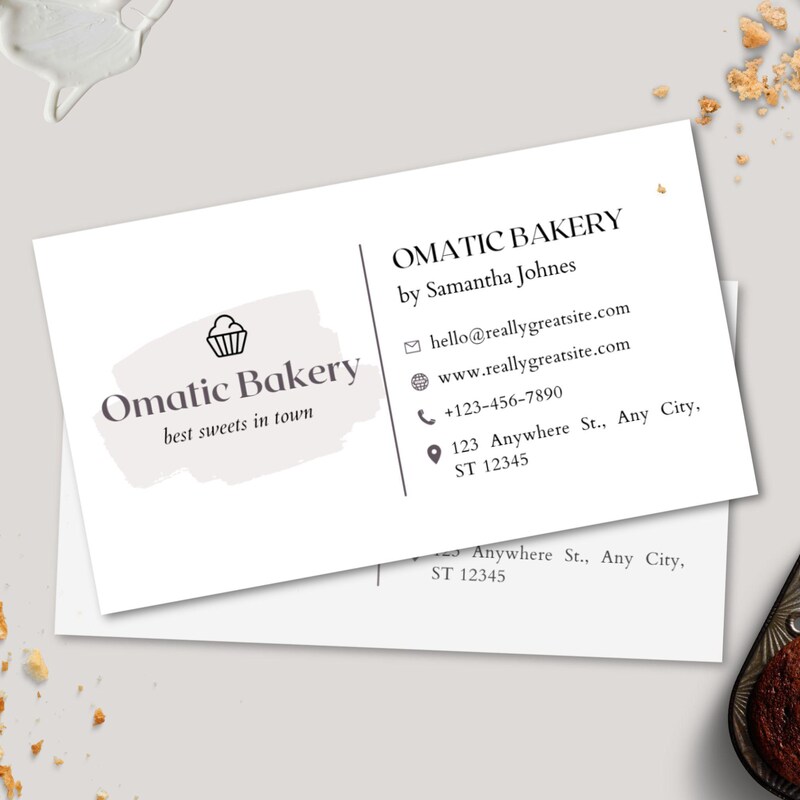 Bakery Product Card - Etsy