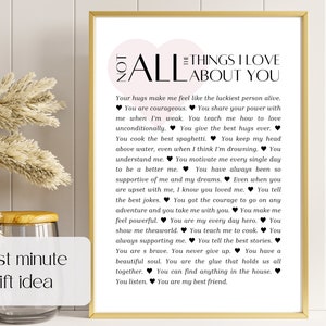 Valentines Gift Romantic Poster Printable Last Minute Not All the ...