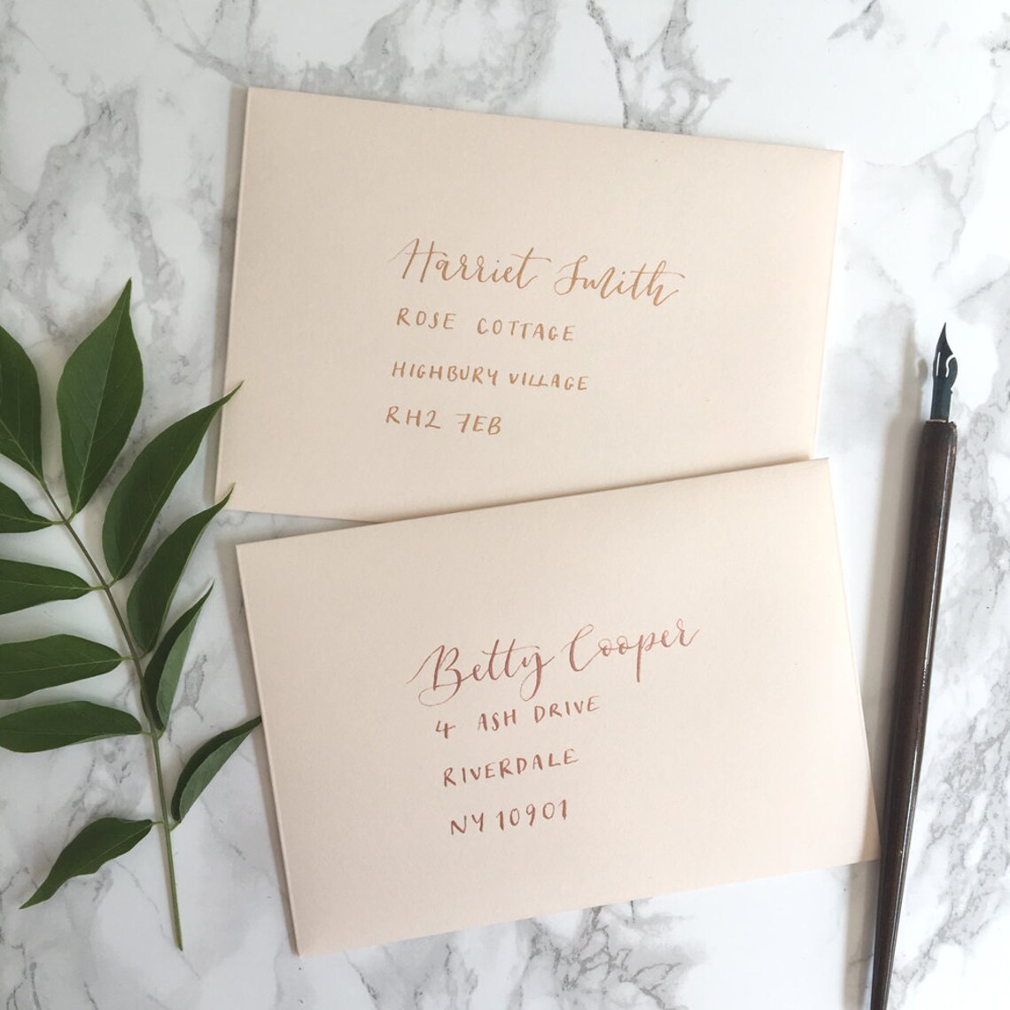 Calligraphy Envelope Addressing / C6 Envelopes / Choice of - Etsy UK