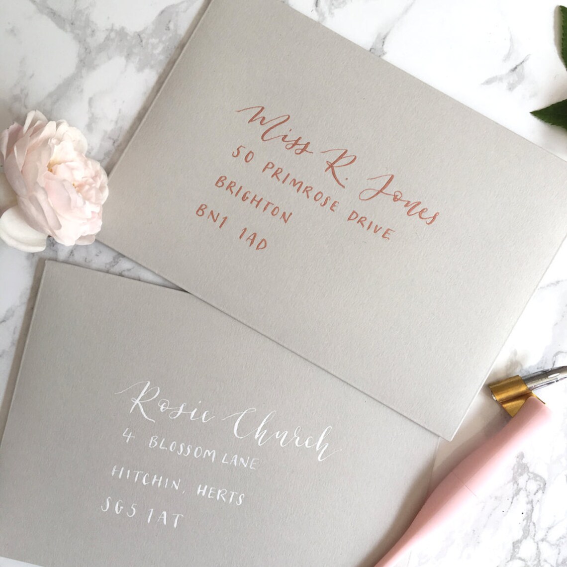 Calligraphy Envelope Addressing / C6 Envelopes / Choice of - Etsy UK