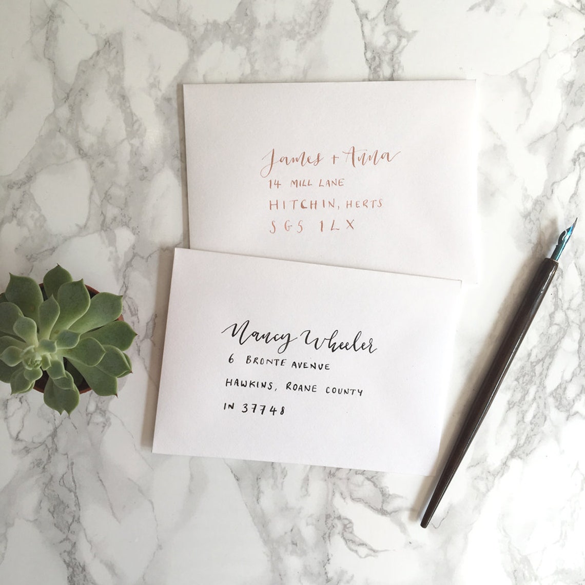 Calligraphy Envelope Addressing / C6 Envelopes / Choice of - Etsy UK