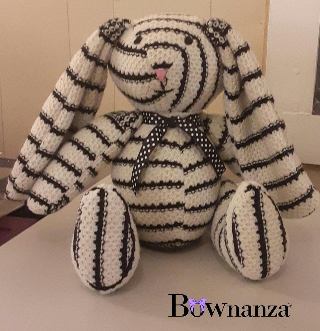 Beautiful Upcycled Keepsake Plush Bunny Rabbit - Etsy