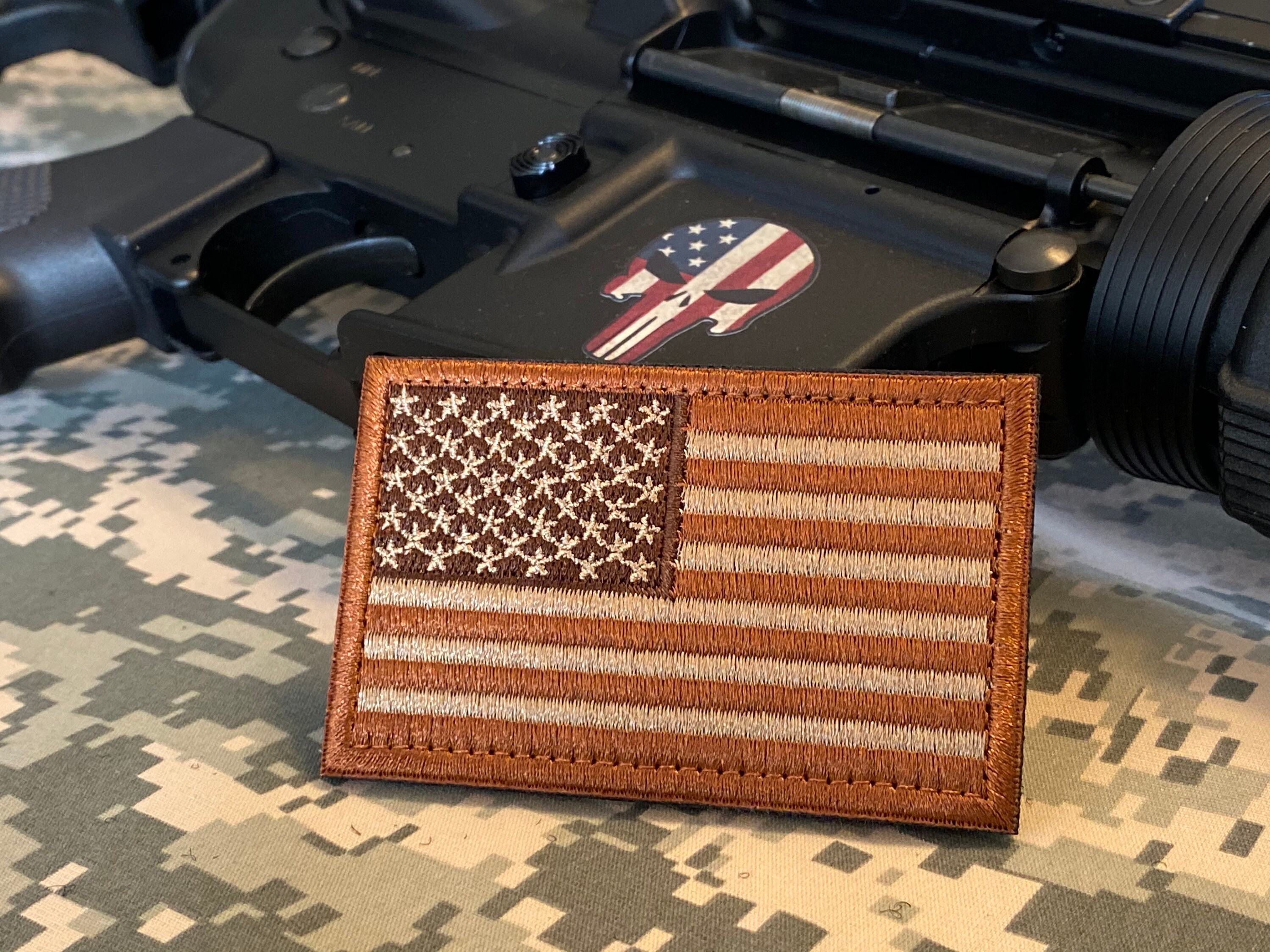 Operator Contractor Tactical Military Hat With Punisher USA Flag ...